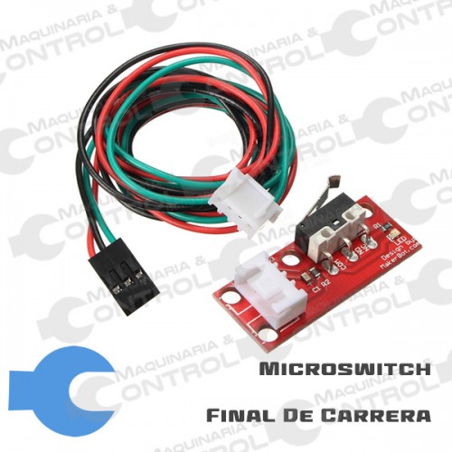Interruptor Final De Carrera para Impresora 3D Prusa i3 | Sensores de ...