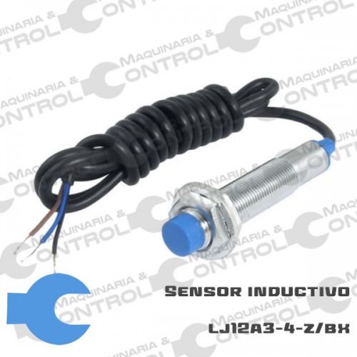 Sensor de Proximidad Inductivo LJ12A3-4-Z/BX | NPN NO 4mm | 6-36V M12