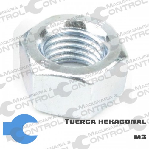 Tuerca milimétrica 3mm