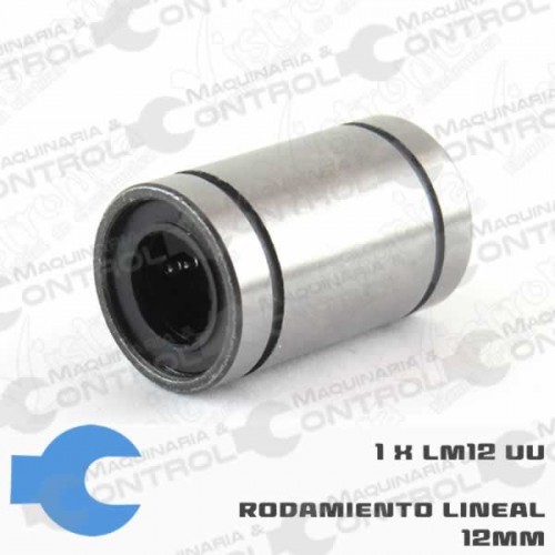 Rodamiento Lineal LM12UU de 12mm - Alta Precisión y Durabilidad