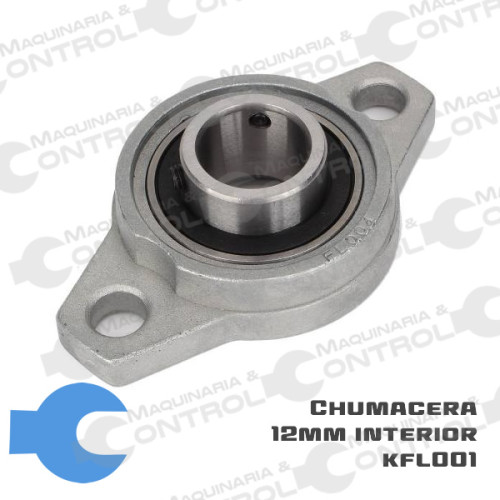 Balero Brida 12mm Kfl001, Soporte Pared Para Husillo 12mm